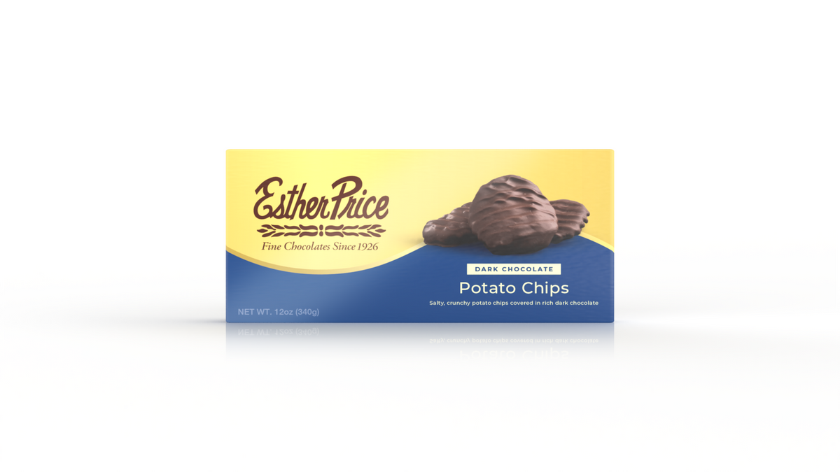Chocolate Covered Potato Chips - Dark – Esther Price Candies